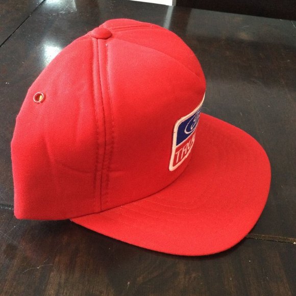 Athletic Headwear | Accessories | Nwot Vintage Ford Trucks Red ...